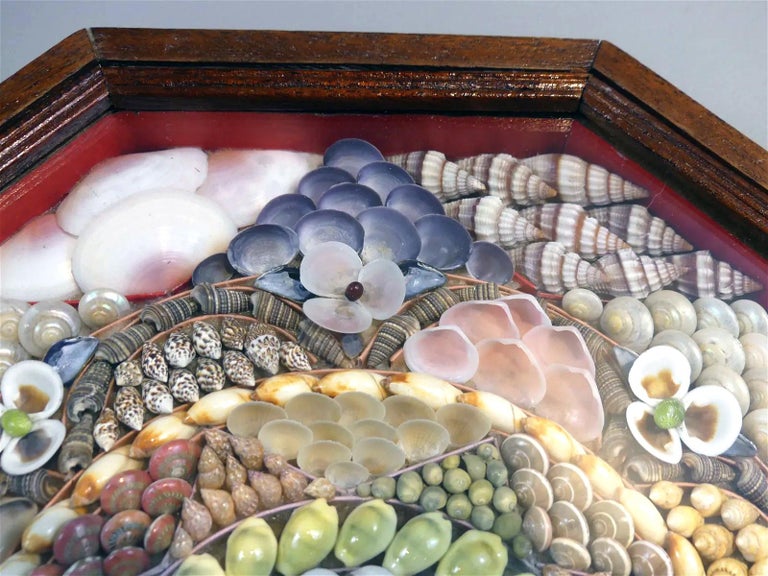 Sailor's Double Seashell Valentine at 1stDibs