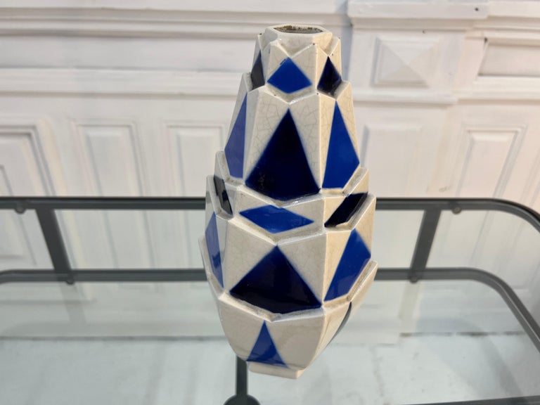 Saint Clement Art Deco Vase 1940s For Sale at 1stDibs