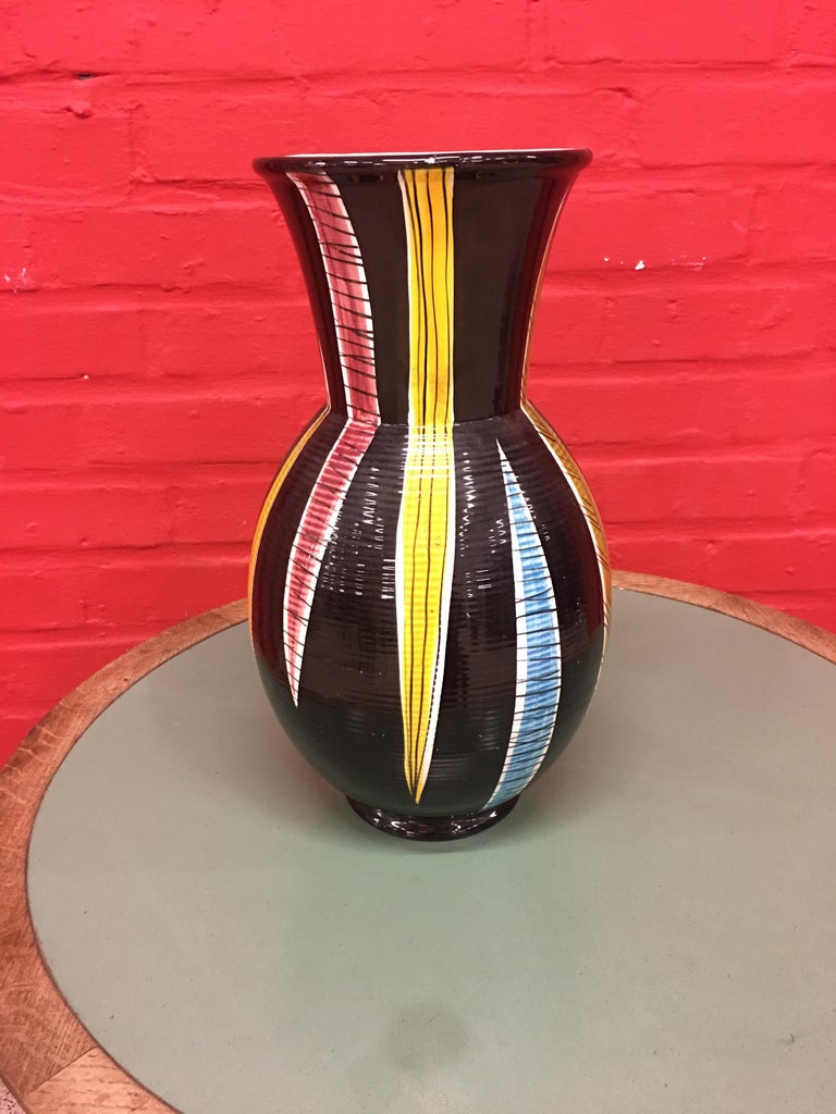 Saint Clement, Large Ceramic Vase, circa 1960 For Sale at 1stDibs