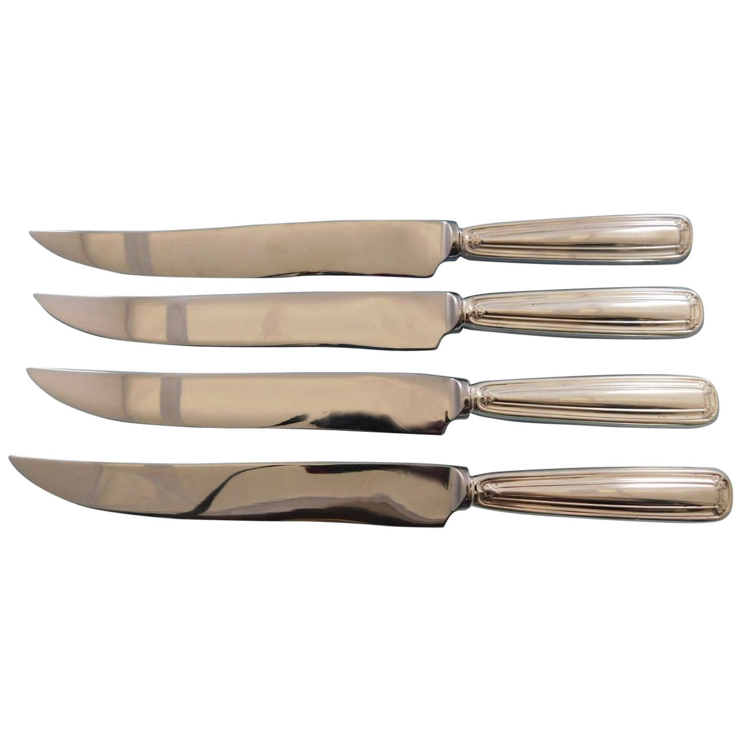San Lorenzo by Tiffany and Co. Sterling Steak Knife Set 4-Piece Texas ...