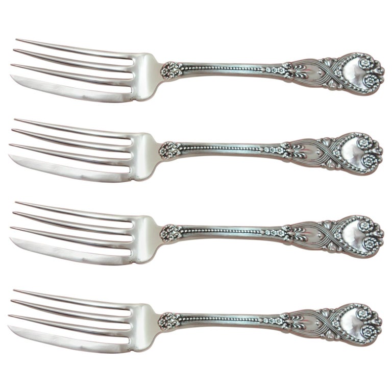 Saint James by Tiffany and Co Sterling Silver Fish Fork Set 4pc Custom ...