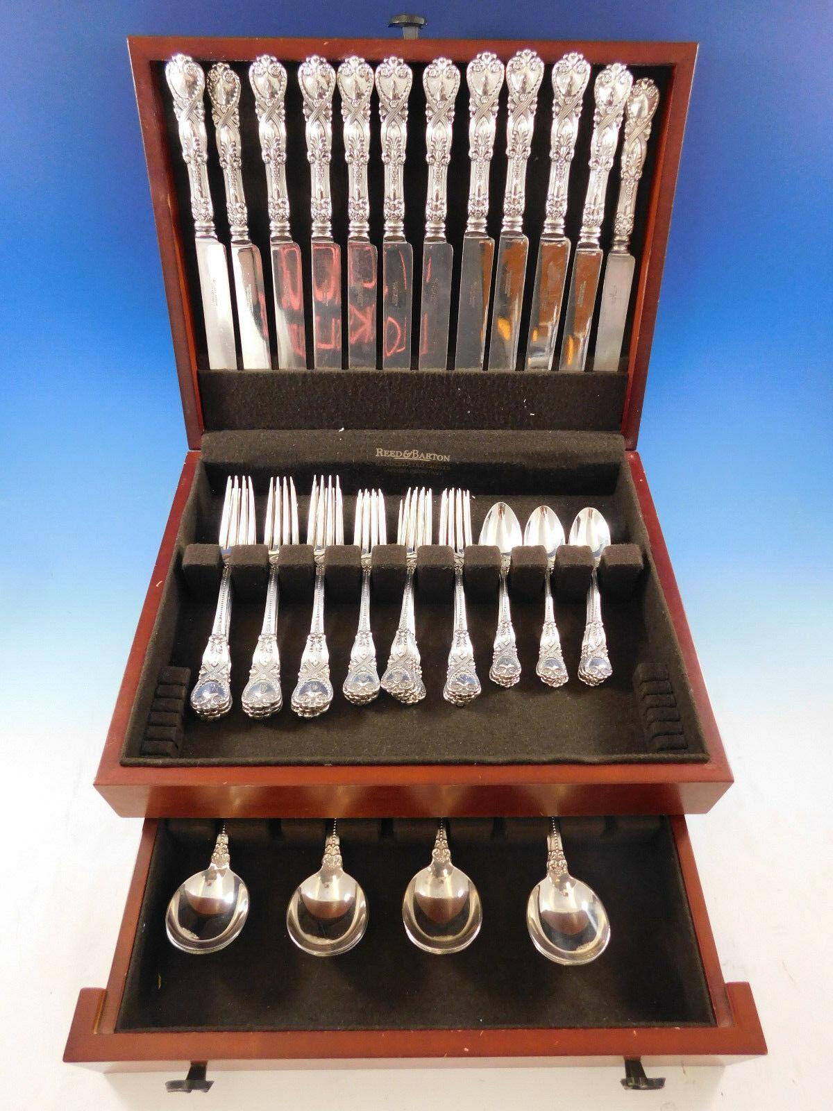 Saint James by Tiffany Co Sterling Silver Flatware Set 12 Service 60 ...