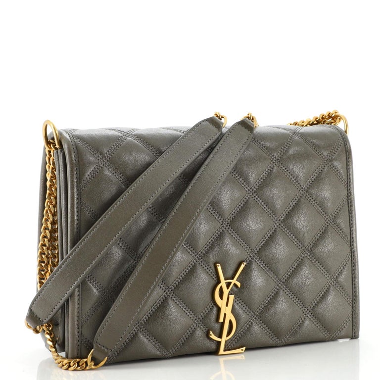 Saint Laurent Becky Shoulder Bag Quilted Leather Mini at 1stDibs