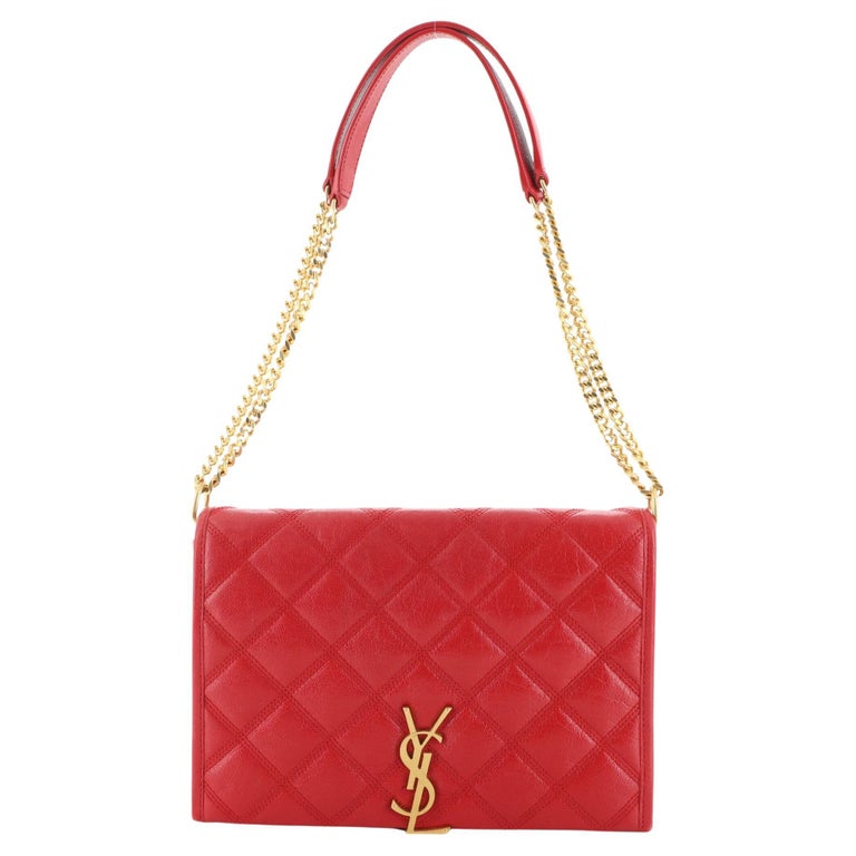 Saint Laurent Becky Shoulder Bag Quilted Leather Mini at 1stDibs