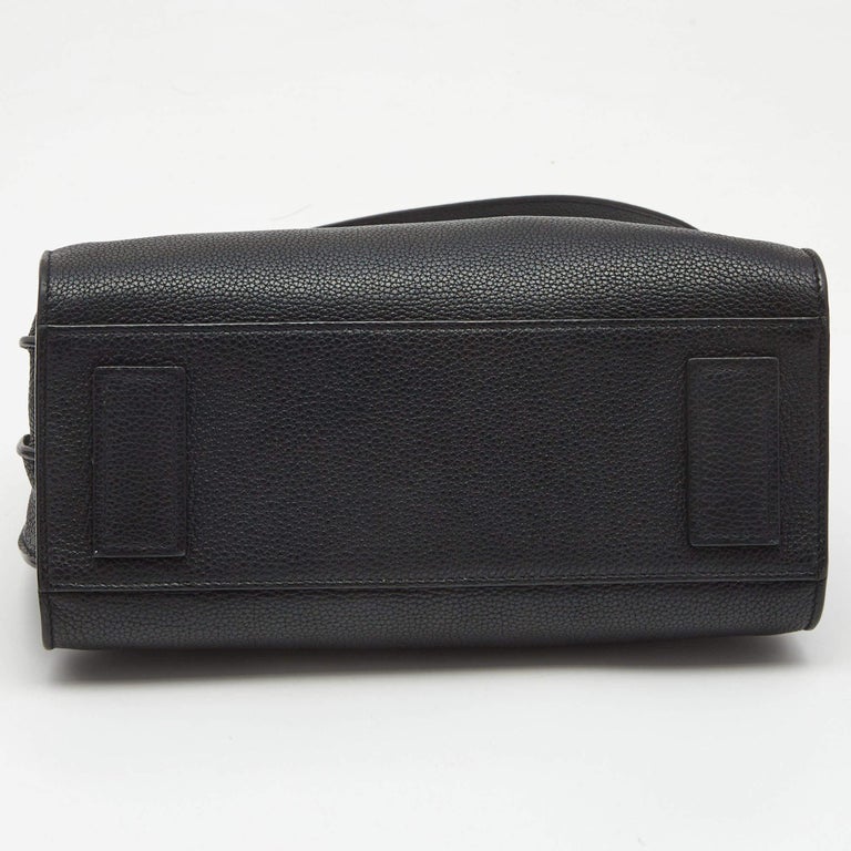 Saint Laurent Black Grained Leather Baby Classic Sac De Jour Tote For ...