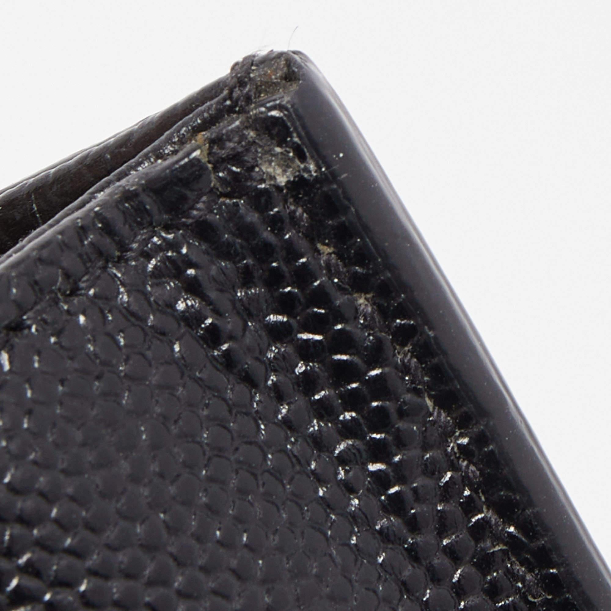 Saint Laurent Black Leather Monogram Kate Chain Bag For Sale at 1stDibs