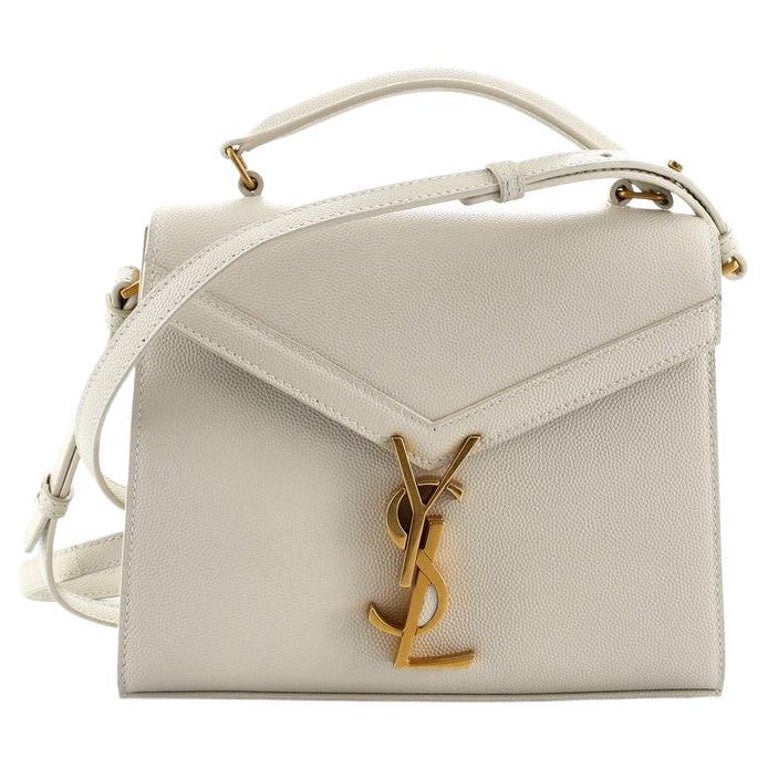 Saint Laurent Cassandra Top Handle Bag Leather Mini at 1stDibs