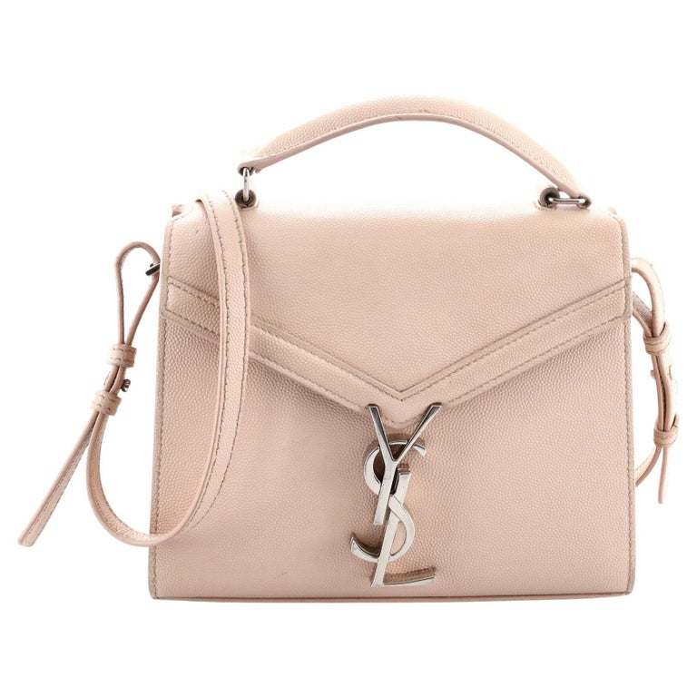 Saint Laurent Cassandra Top Handle Bag Leather Mini For Sale at 1stDibs