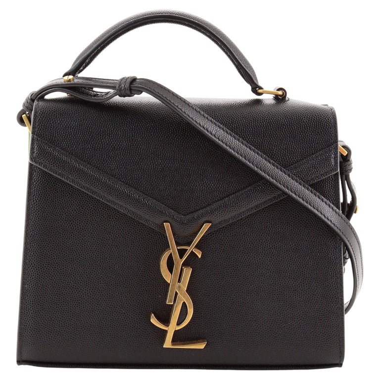 Saint Laurent Cassandra Top Handle Bag Leather Mini For Sale at 1stDibs