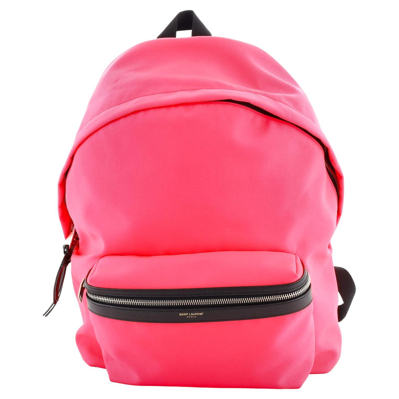 Chopard Genève Pink Nylon Backpack with Battery Operated Clock at ...