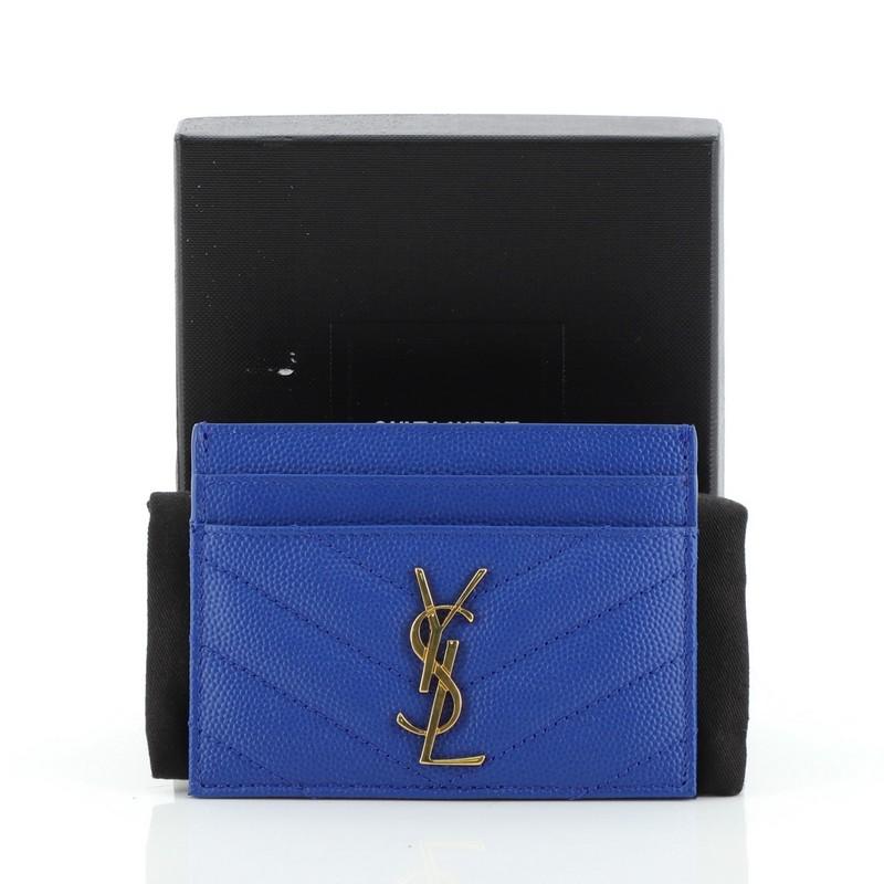 blue ysl card holder Guner Yang n