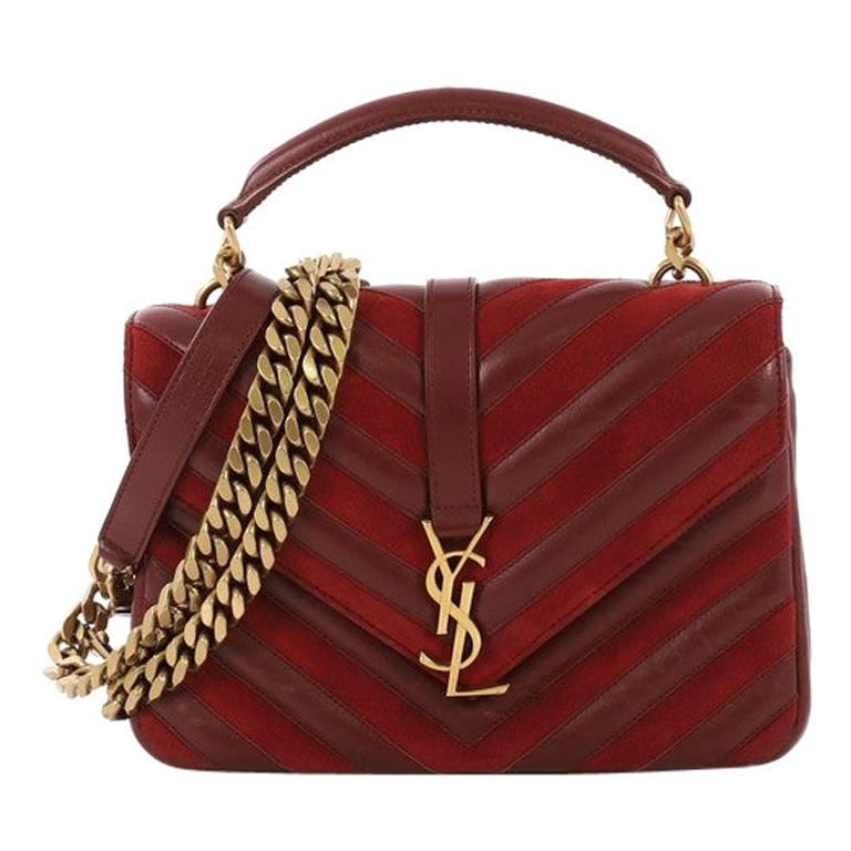 Saint Laurent Classic Monogram College Bag at 1stDibs