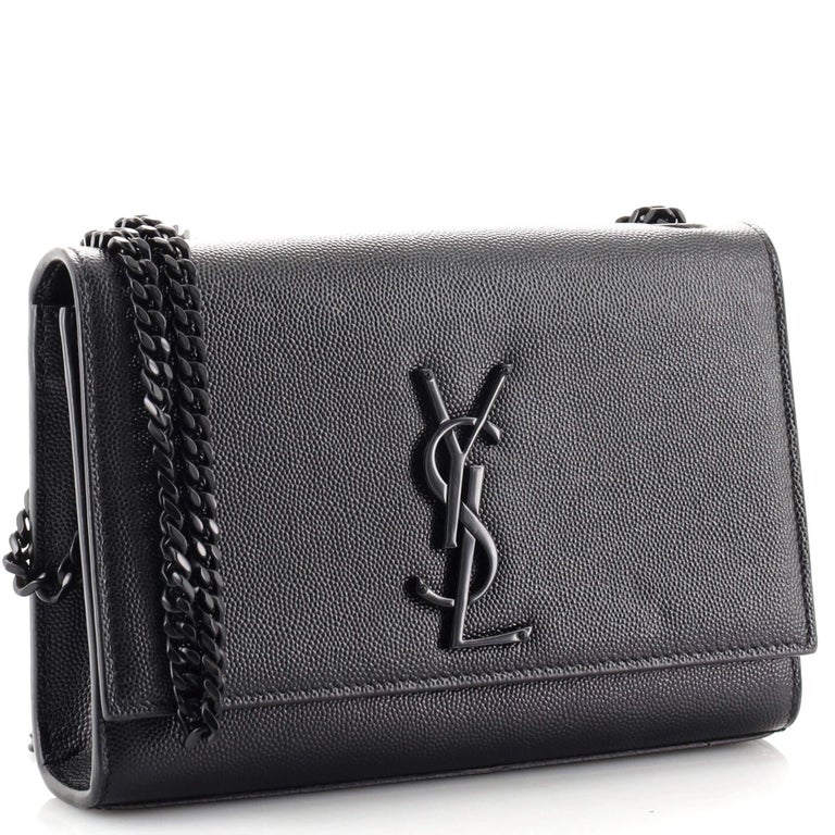Saint Laurent Classic Monogram Crossbody Bag Grainy Leather Small For ...