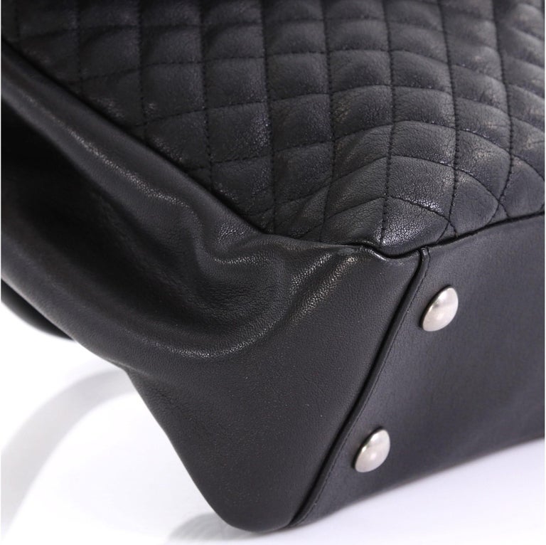 Saint Laurent Classic Monogram Slouchy Top Handle Bag Mixed Matelasse ...