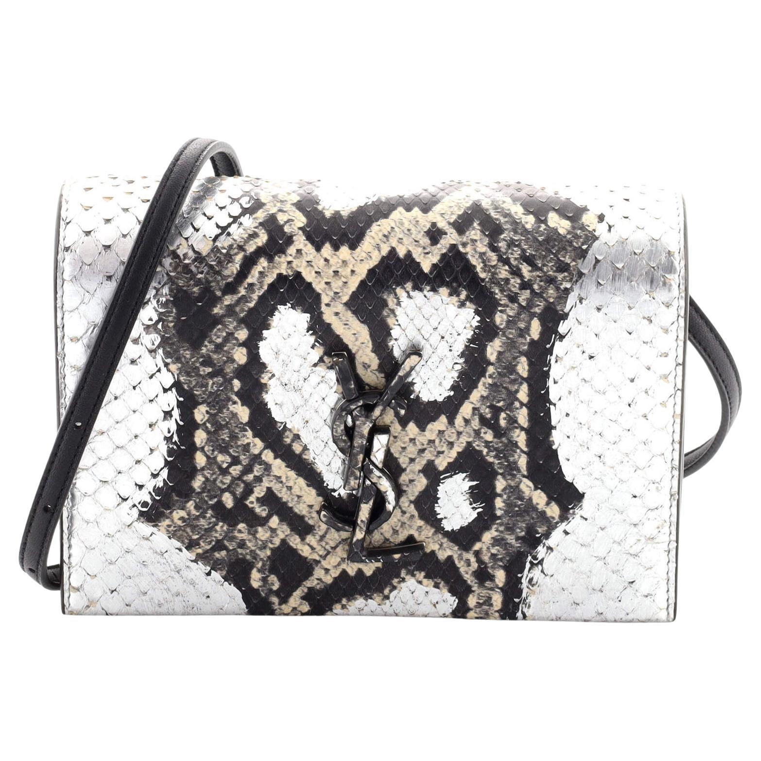 Saint Laurent Classic Monogram College Bag Matelasse Chevron Leather ...