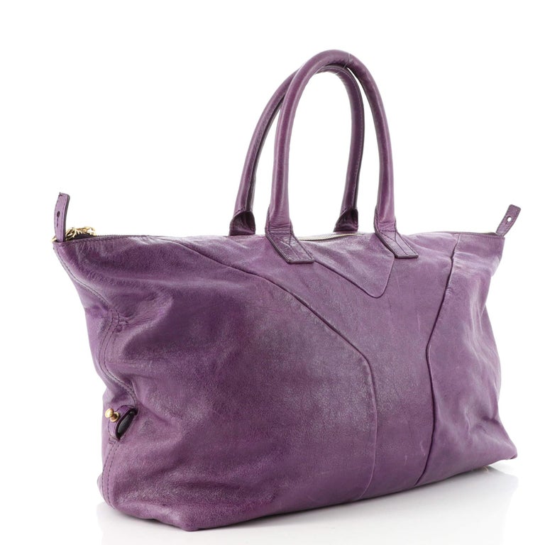Saint Laurent Easy Y Satchel Patent Medium For Sale at 1stDibs