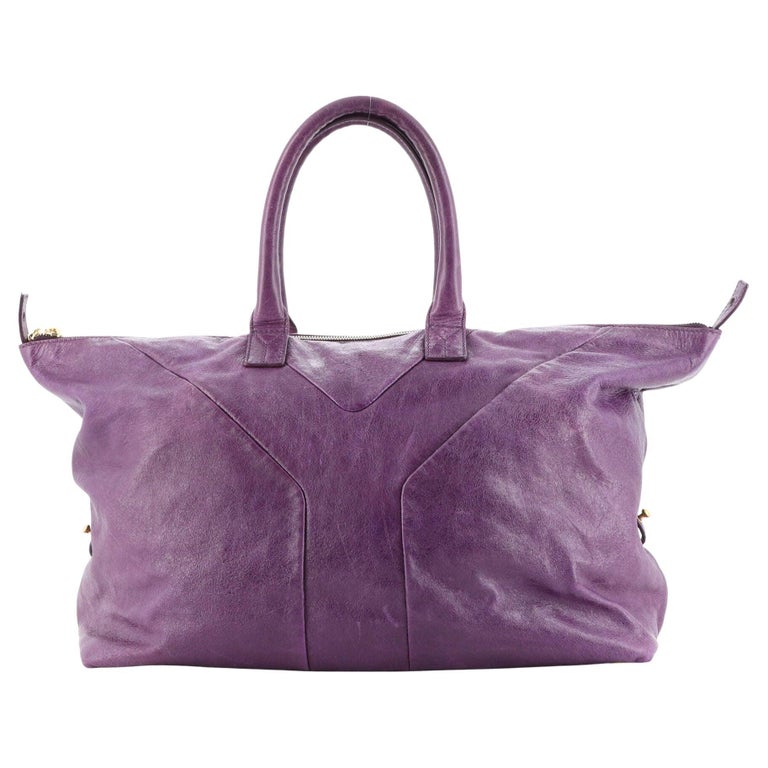 Saint Laurent Easy Y Satchel Patent Medium For Sale at 1stDibs