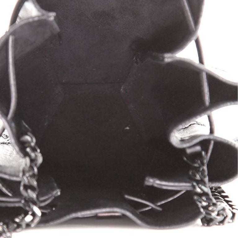 Saint Laurent Emmanuelle Bucket Bag Embellished Leather Mini at 1stDibs