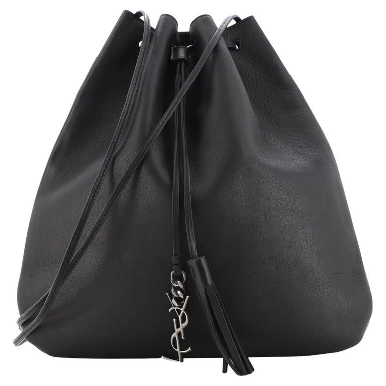 Saint Laurent Jen Flat Bag Leather Medium at 1stDibs