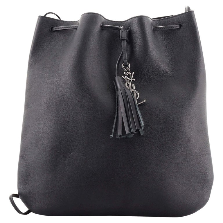 Saint Laurent Jen Flat Bag Leather Medium For Sale at 1stDibs