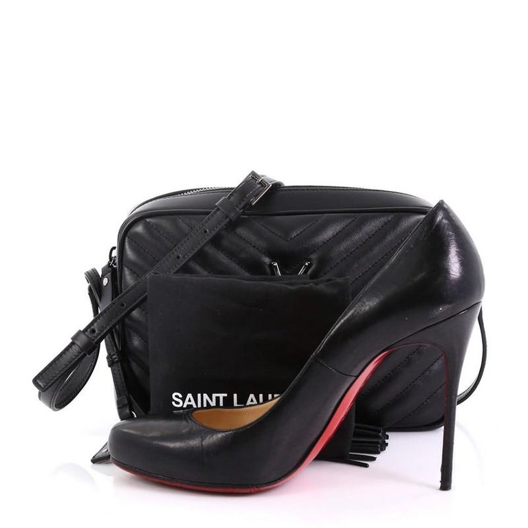 Saint Laurent Lou Camera Bag Matelasse Chevron Leather Small at 1stDibs ...