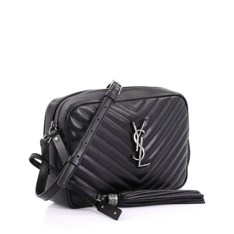 Saint Laurent Lou Camera Bag Matelasse Chevron Leather Small at 1stDibs ...