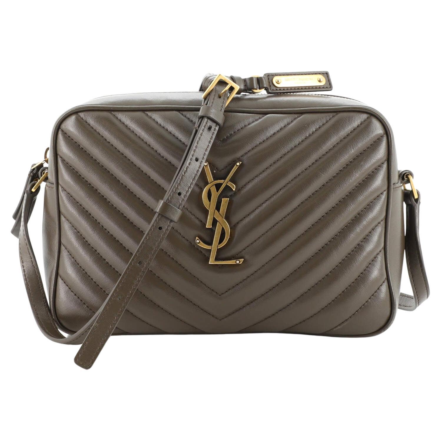 Saint Laurent LouLou Puffer Shoulder Bag Quilted Leather Small For Sale ...