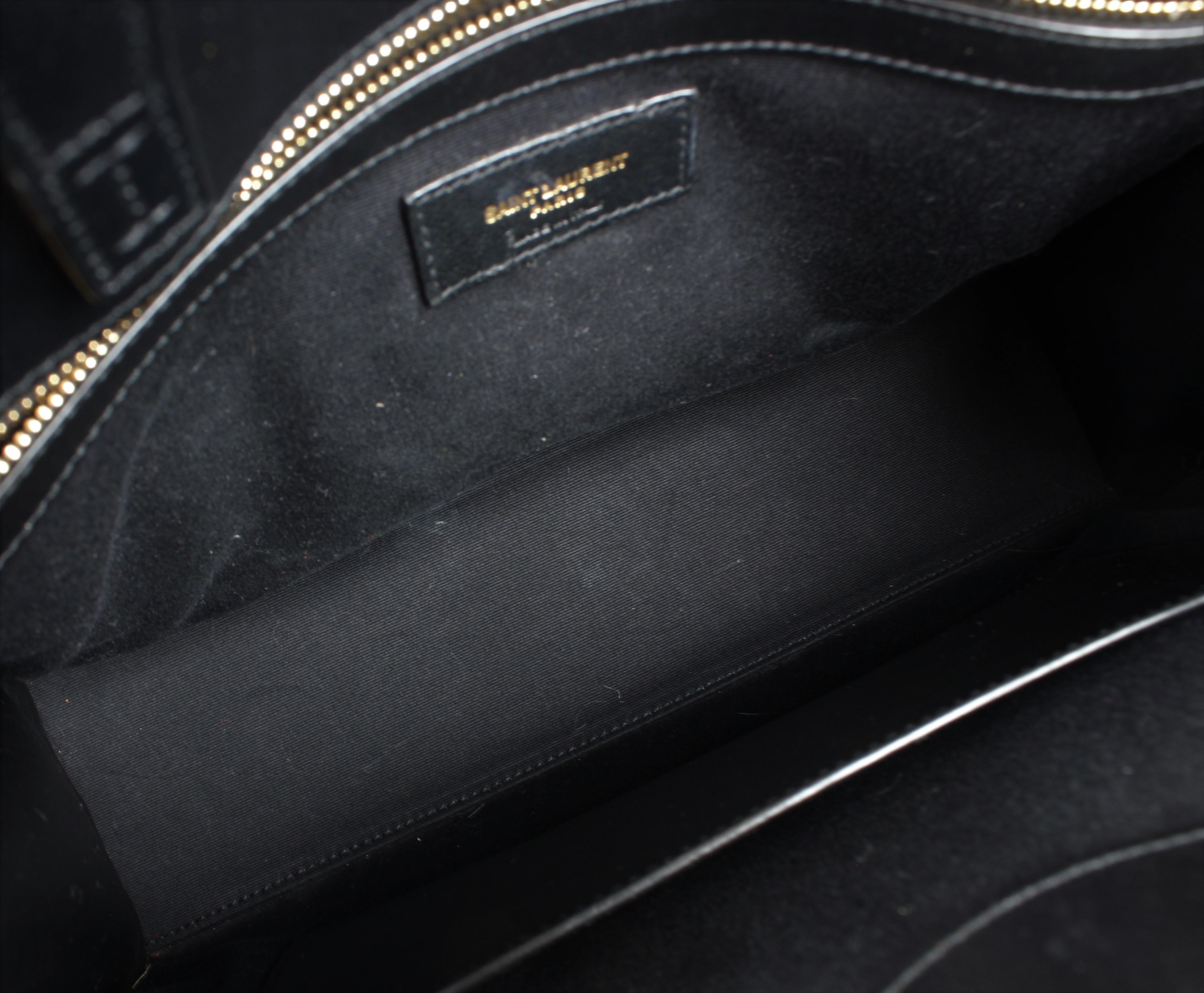 Saint Laurent Manhattan leather tote For Sale at 1stDibs