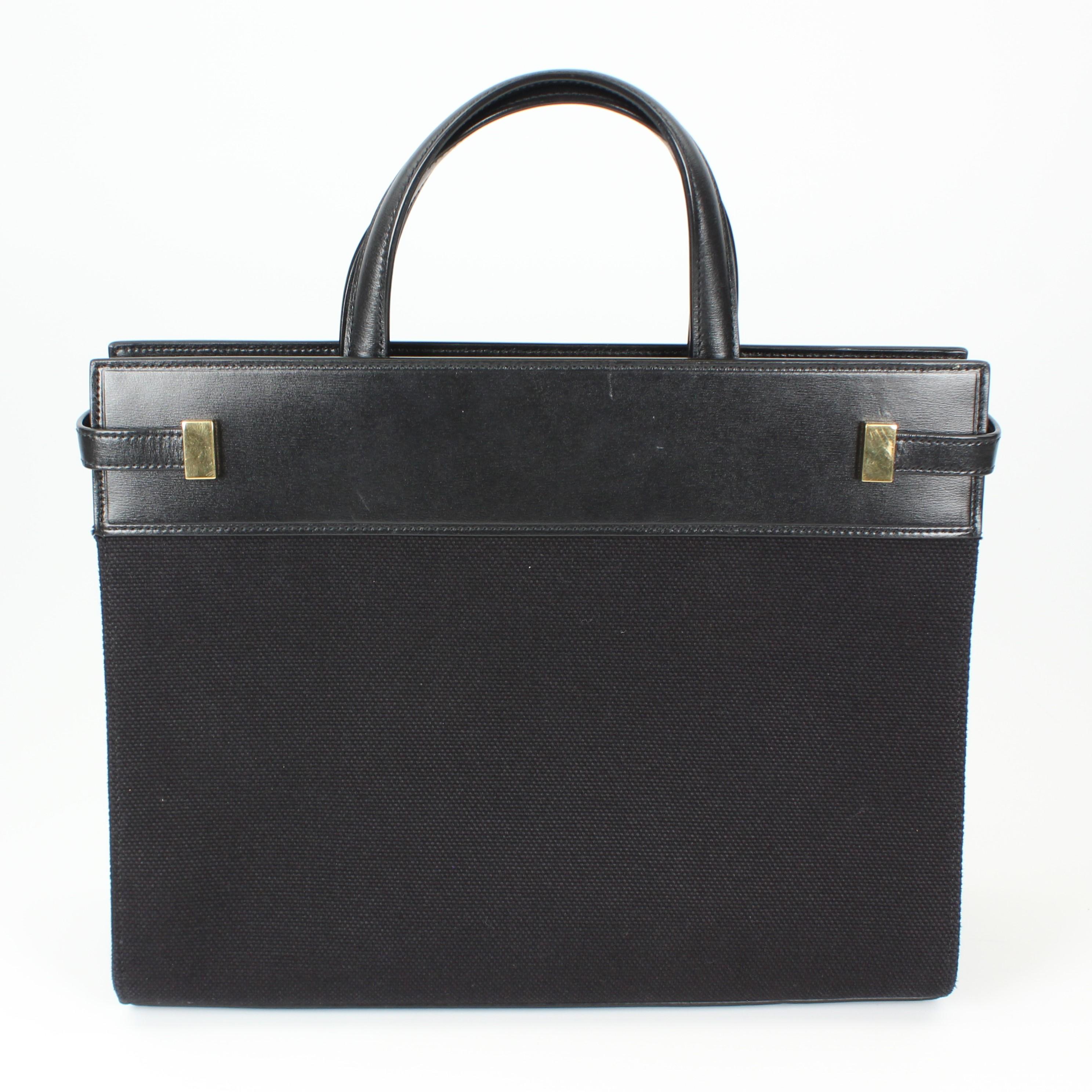 Saint Laurent Manhattan leather tote For Sale at 1stDibs