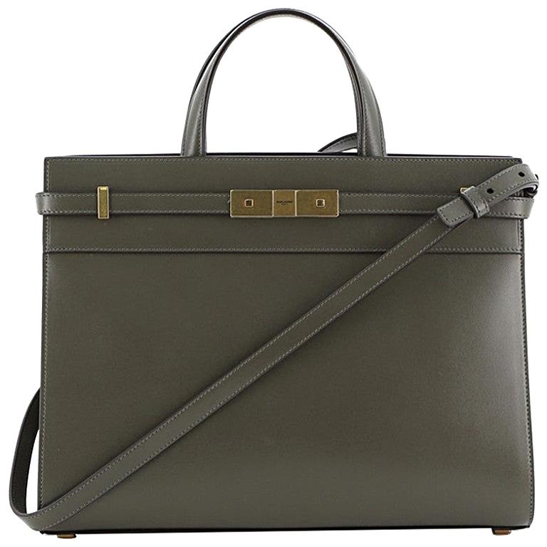 Saint Laurent Manhattan Tote Leather Small at 1stDibs