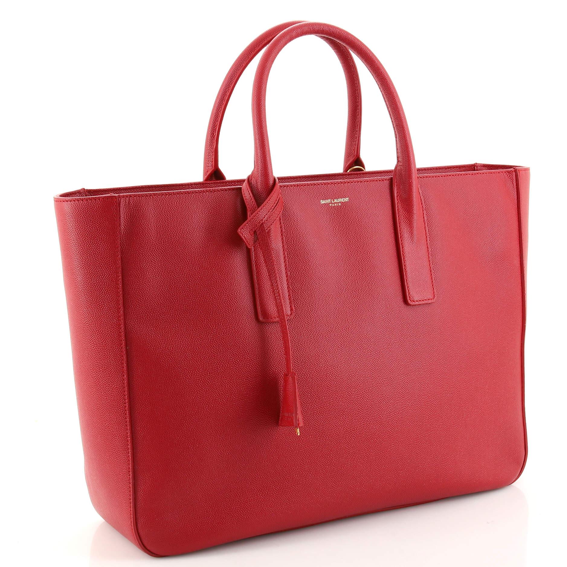 Saint Laurent Museum Tote Leather East West at 1stDibs