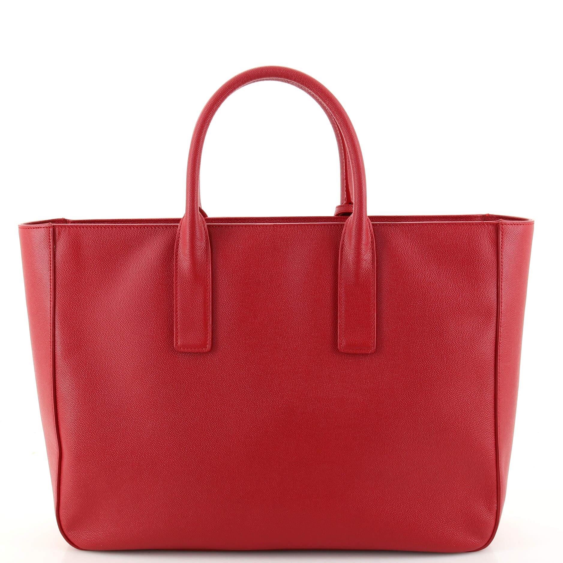 Saint Laurent Museum Tote Leather East West at 1stDibs