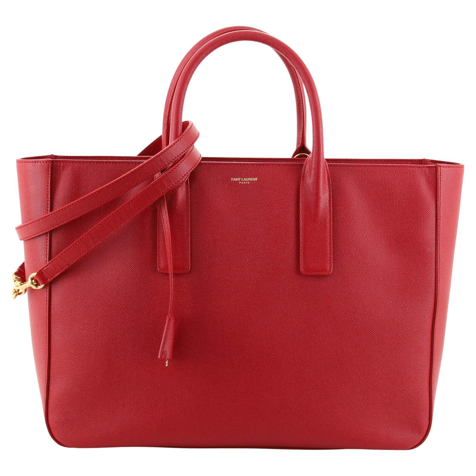 Saint Laurent Museum Tote Leather East West at 1stDibs