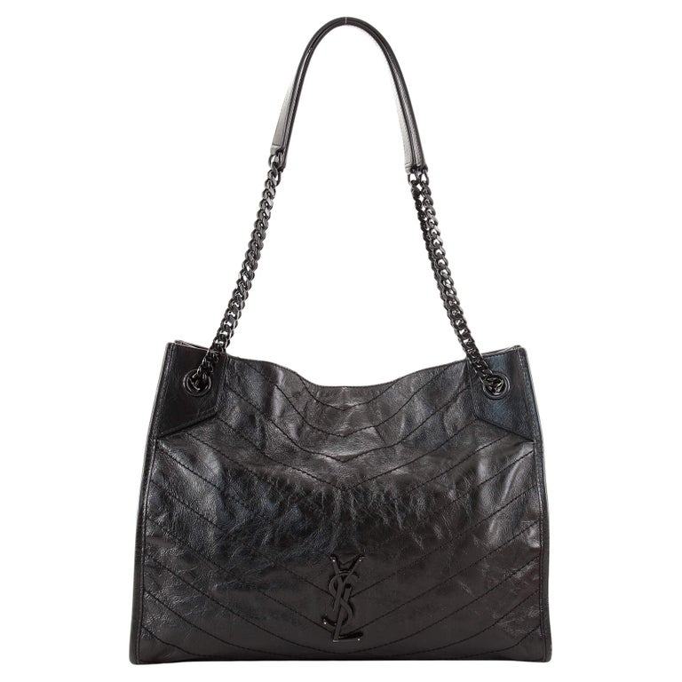 Saint Laurent Niki Shopping Tote Matelasse Chevron Leather Medium at ...