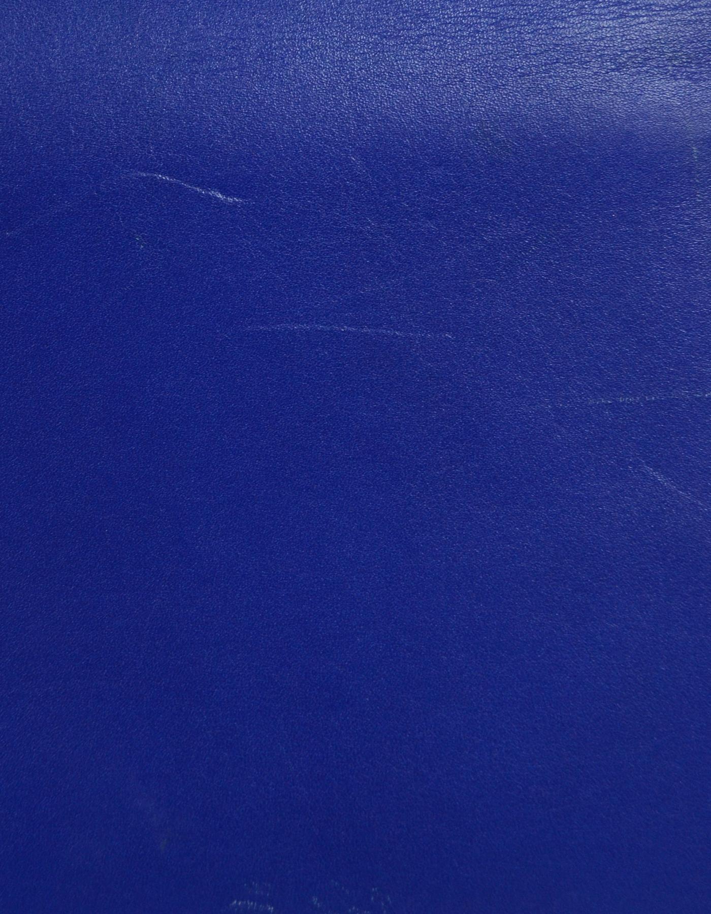 Saint Laurent Royal Blue Leather Medium Kate Monogram Tassel Leather ...