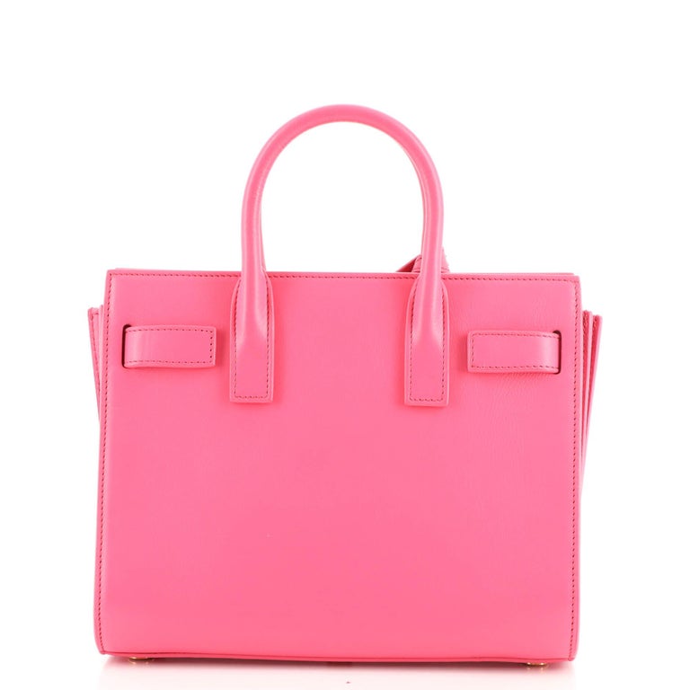 Saint Laurent Sac de Jour Bag Leather Nano For Sale at 1stDibs