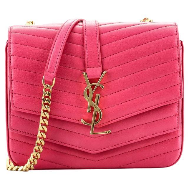 Saint Laurent Vicky Crossbody Bag Vertical Quilted Leather Medium at ...