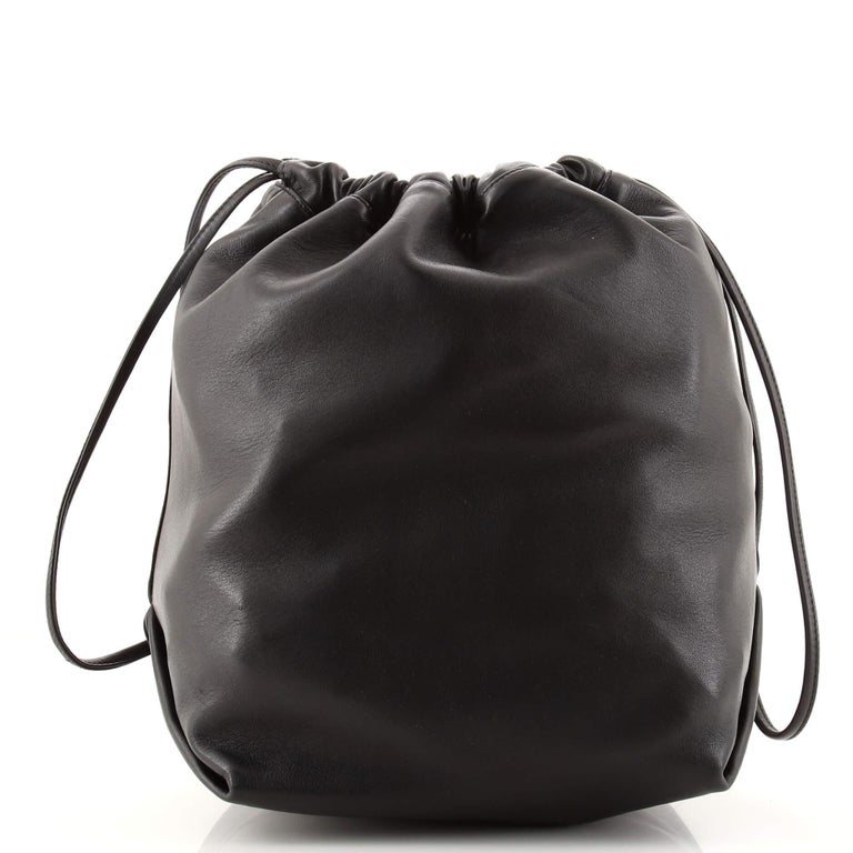 Saint Laurent Teddy Bucket Bag Leather Small For Sale at 1stDibs