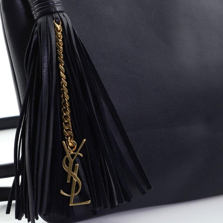 Saint Laurent Teen Monogram Crossbody Bag Leather at 1stDibs