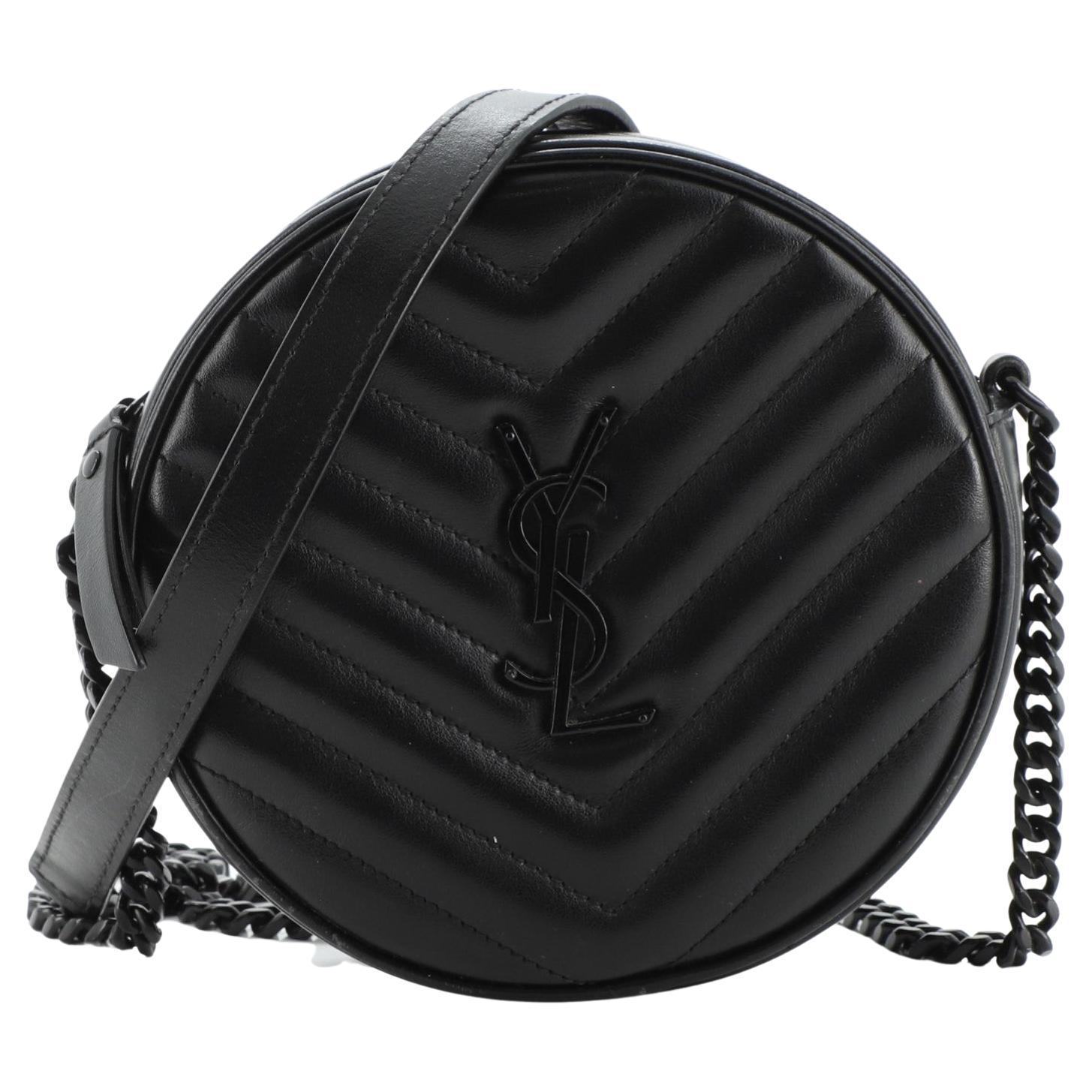 Saint Laurent Classic Monogram Side Tassel Crossbody Bag Embellished ...