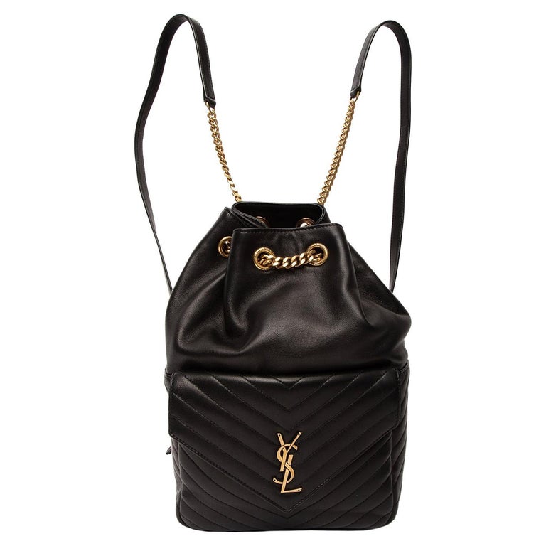 Saint Laurent Women's Joe Quilted Leather Backpack For Sale at 1stDibs