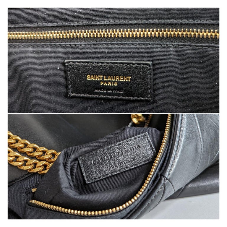Saint Laurent YSL Lambskin Patchwork Large Jamie Bag at 1stDibs