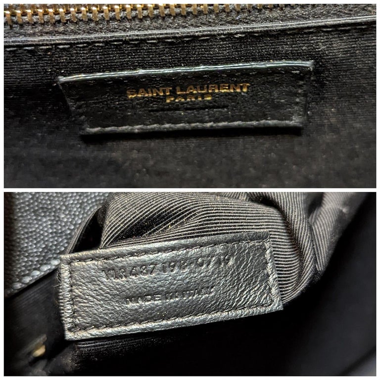 Saint Laurent YSL Monogram Matelassé Triquilt Envelope Large Bag at 1stDibs