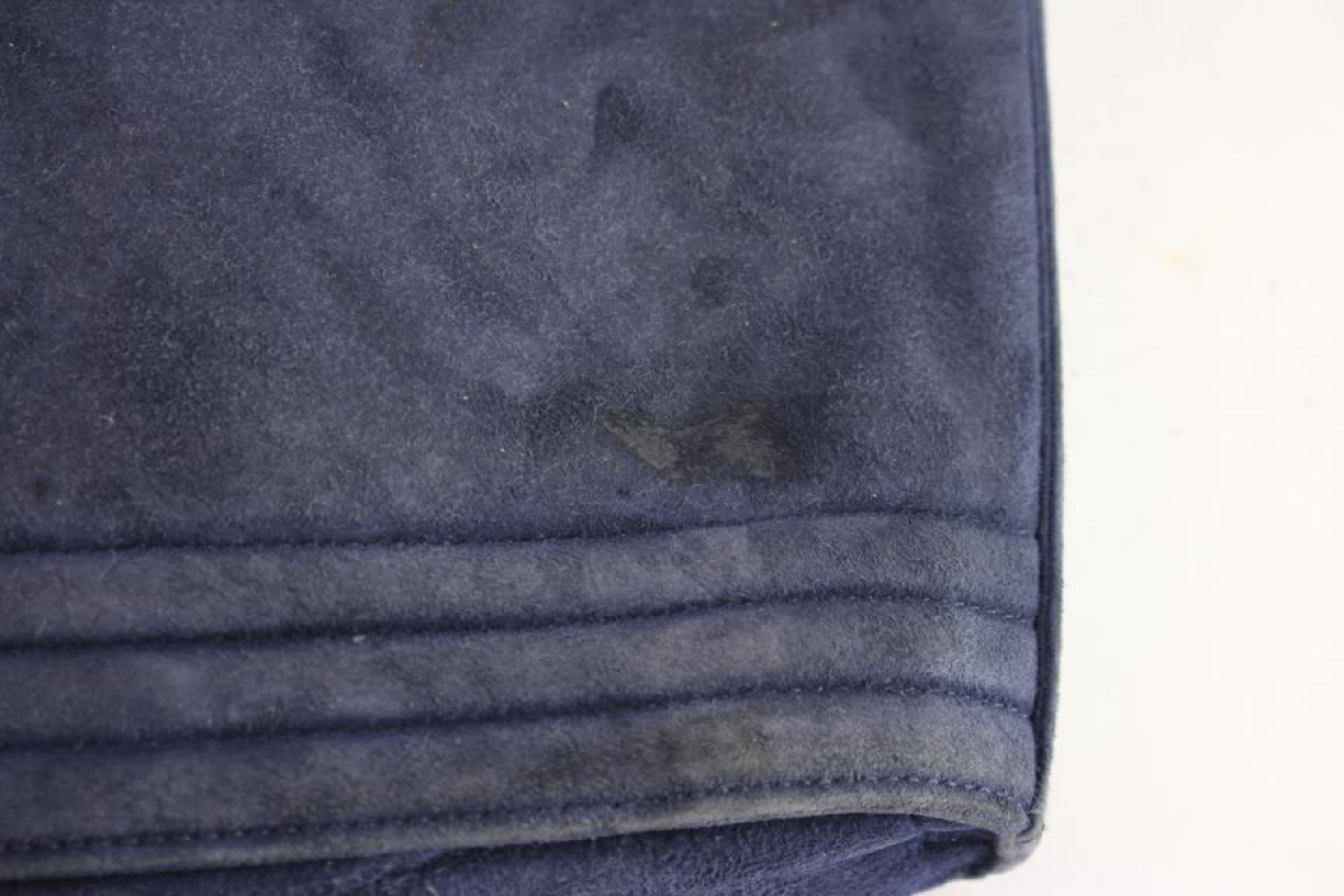 Saint Laurent Ysl Suede Crossbody 18ysla1014 Blue Shoulder Bag For Sale ...