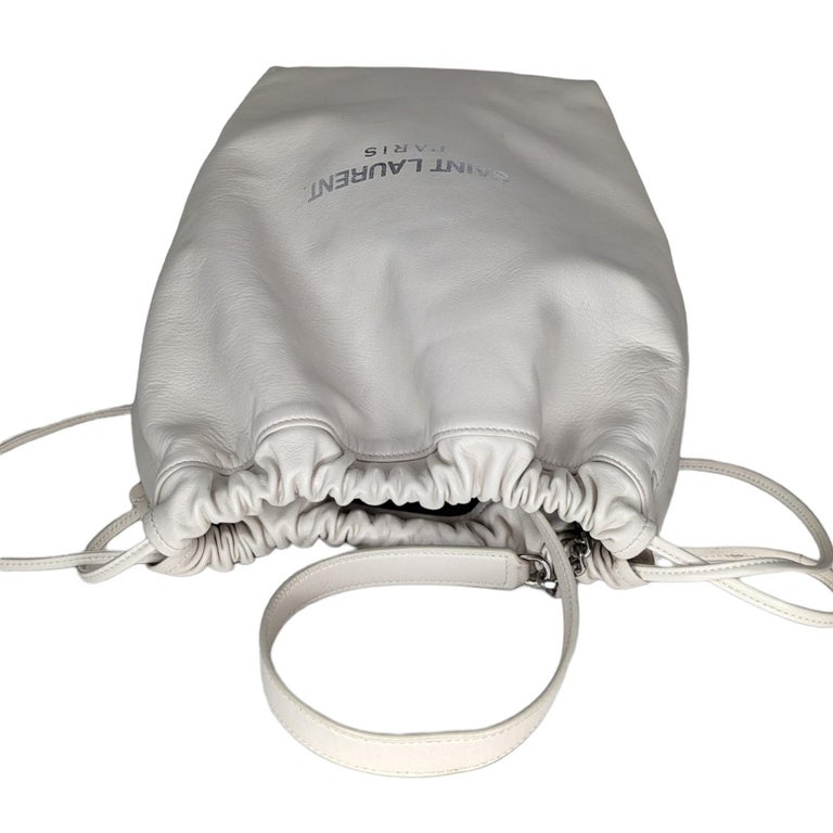 Saint Laurent YSL Teddy Drawstring Bucket Bag For Sale at 1stDibs