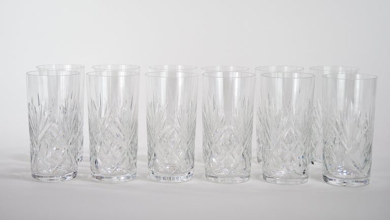 Saint Louis Crystal Barware High Ball Service / 12 People For Sale at ...