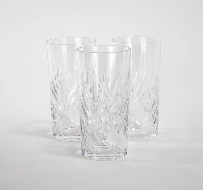 Saint Louis Crystal Barware High Ball Service / 12 People For Sale at ...