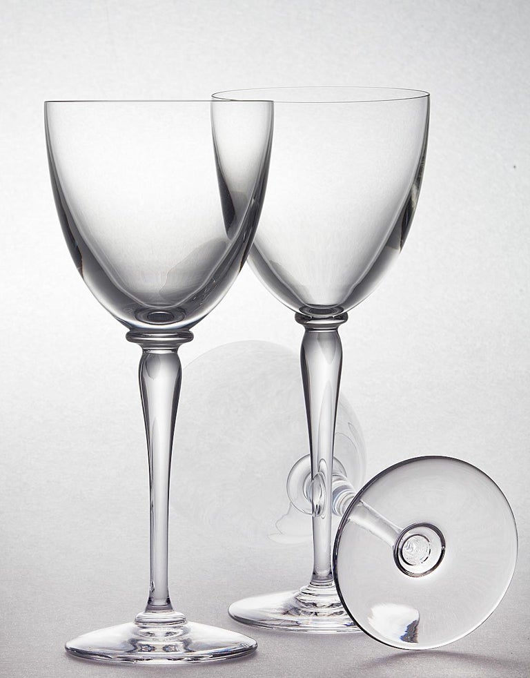 Saint Louis Crystal Stemware set/6 For Sale at 1stDibs