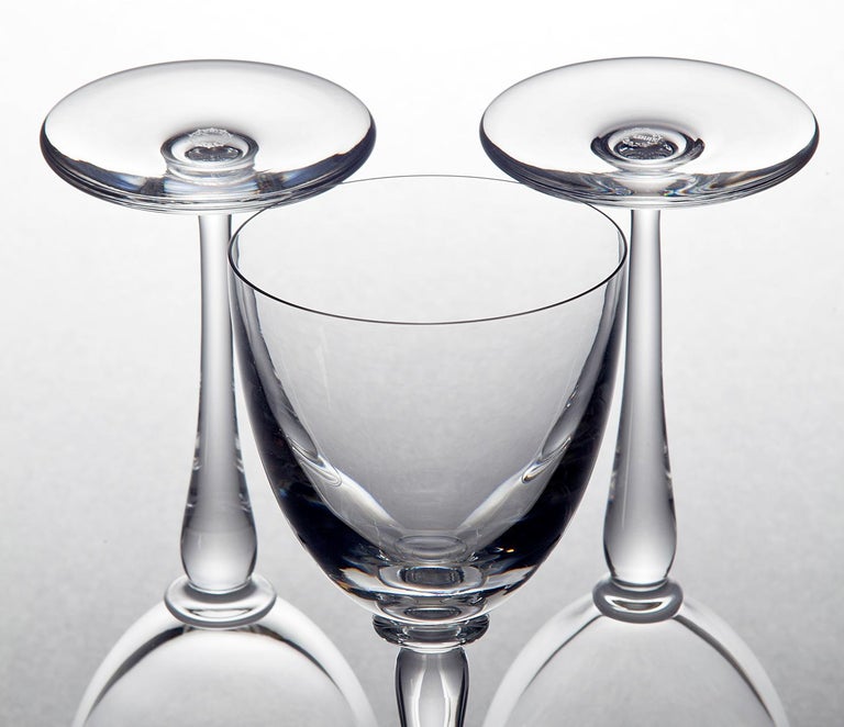 Saint Louis Crystal Stemware set/6 For Sale at 1stDibs