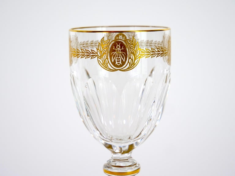 Saint Louis Crystal Tableware Service / 6 People For Sale at 1stDibs